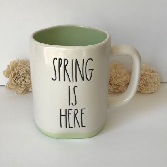 Rae Dunn | Dining | Rae Dunn Sprint Is Here Mug Green Cermica Mug ...